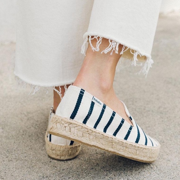 Soludos | Shoes | Nwt Soludos The Seville Smoking Slipper Platform ...